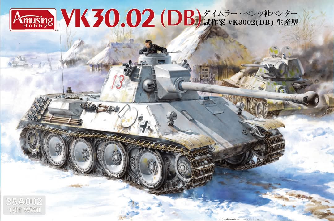 Amusing Hobby 1/35 VK 30.02 (DB) Model Tank KIt – Gibney Models