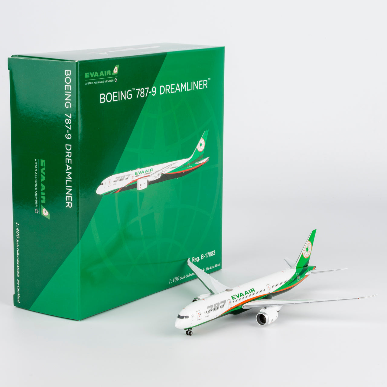 NG Models 1/400 Eva Airways 787-9 Dreamliner B-17883 – Gibney Models