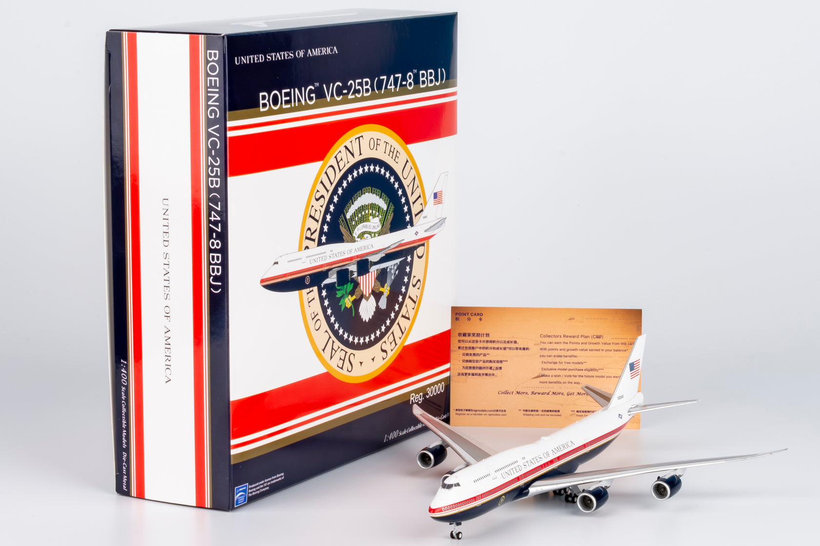 NG Models 1/400 US Air Force (USAF) VC-25B (747-8) 30000 (new version ...