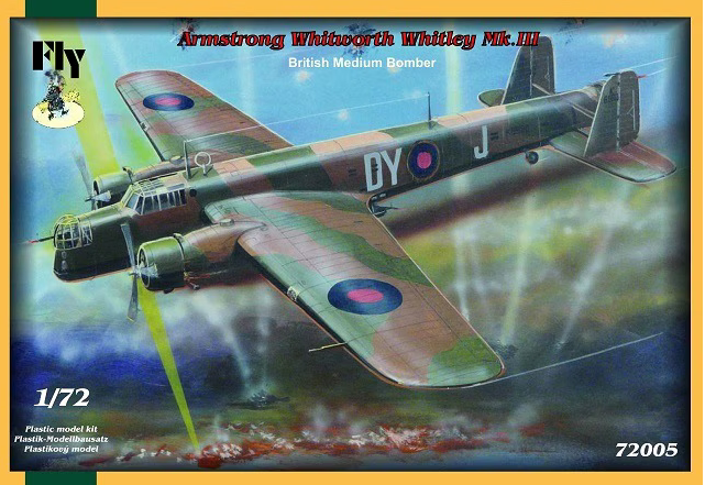 FLY 1/72 72005 Armstrong Whitworth Whitley Mk.III Model Kit – Gibney Models